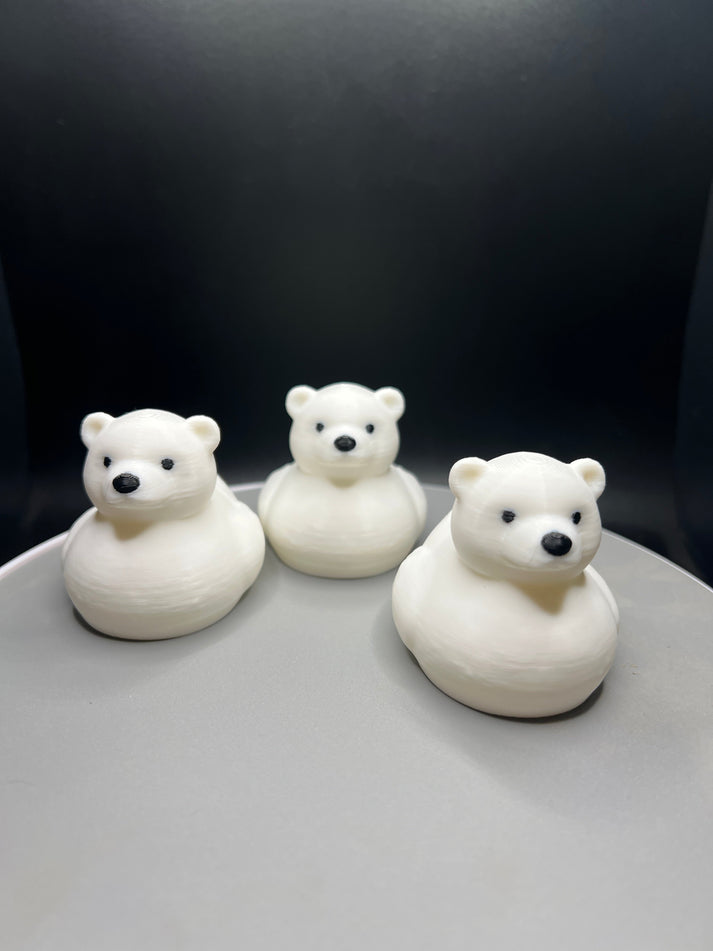 Polar Bear Jeep Duck - 3D Printed Collectible for Jeep Wrangler ...
